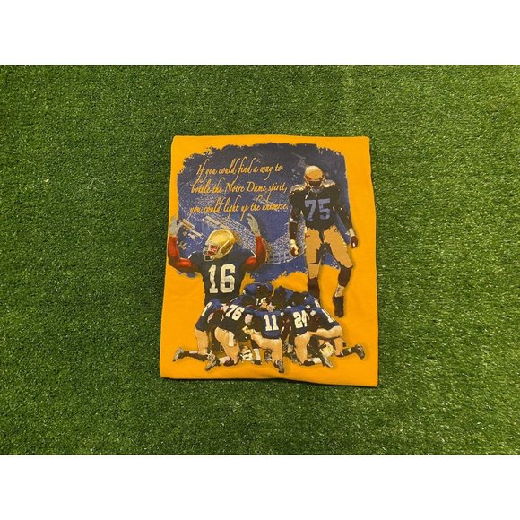 Pro Edge | Shirts | Vintage Ytk Retro Notre Dame Fighting Irish ...